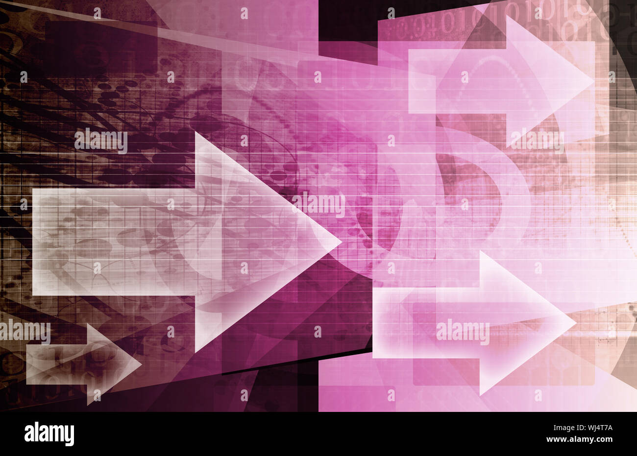 Management Leadership Leading the Way with Arrows Stock Photo - Alamy