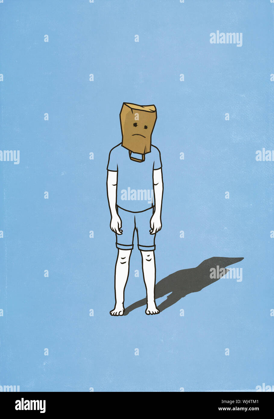 Paper bag over head hi-res stock photography and images - Alamy