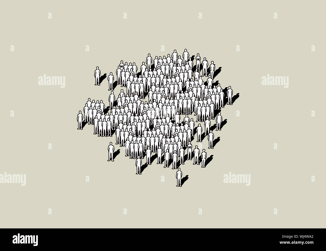 Community together crowd hi-res stock photography and images - Alamy