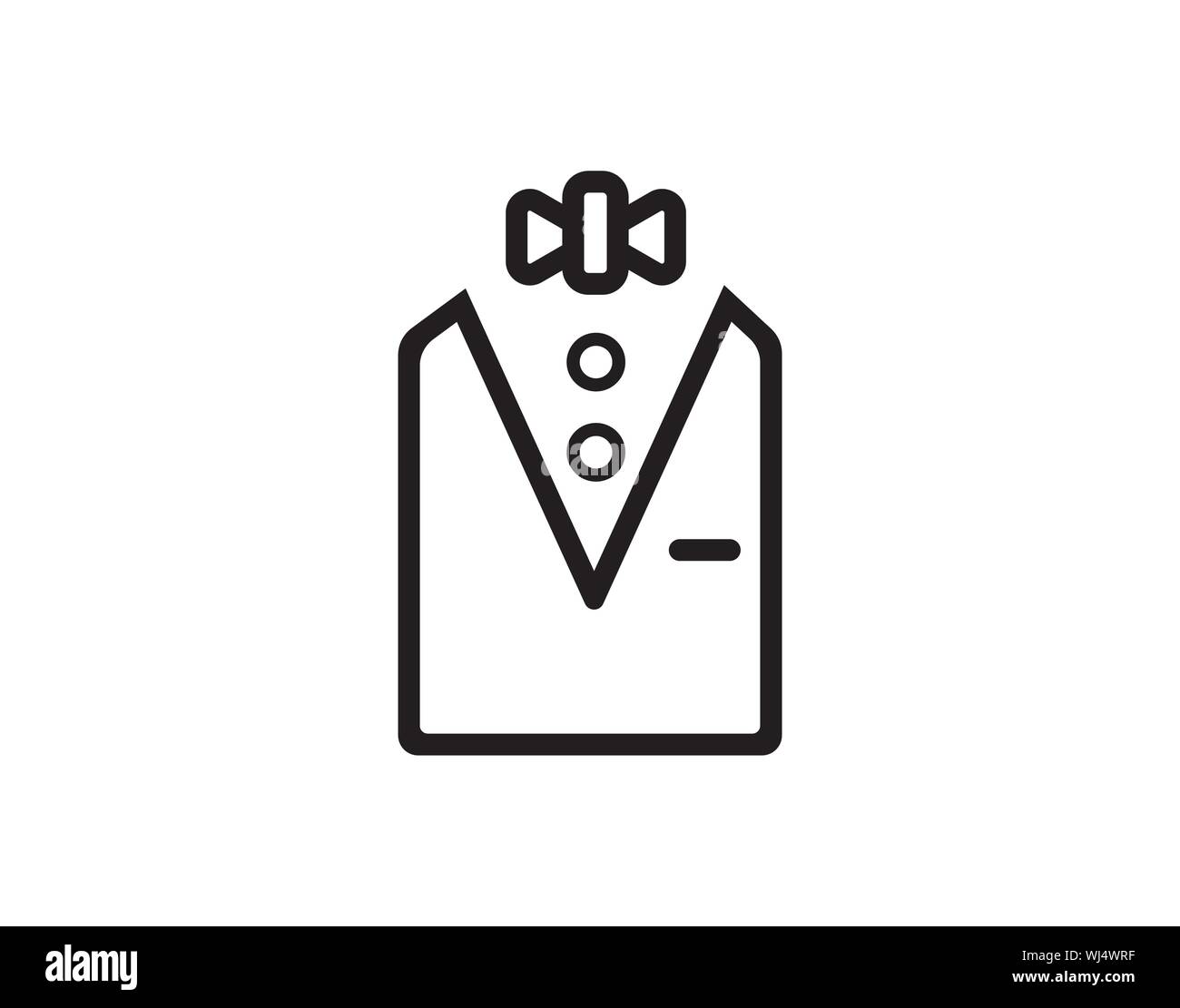 the tuxedo icon. Element of party and fun icon. Premium quality graphic ...