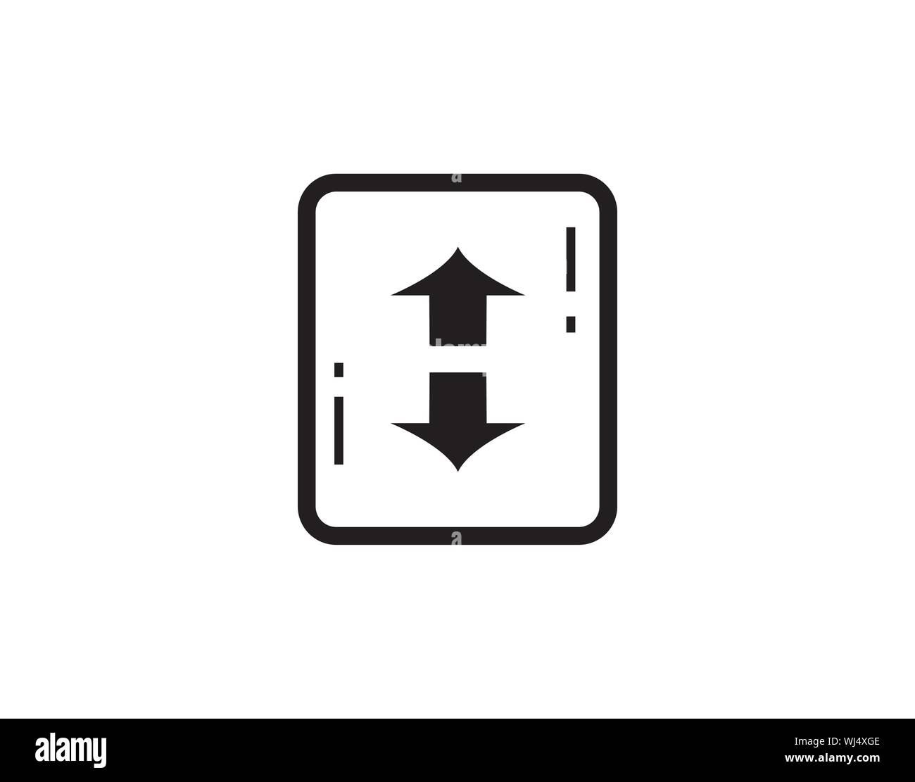 Infographic with graph arrows Black and White Stock Photos & Images - Alamy