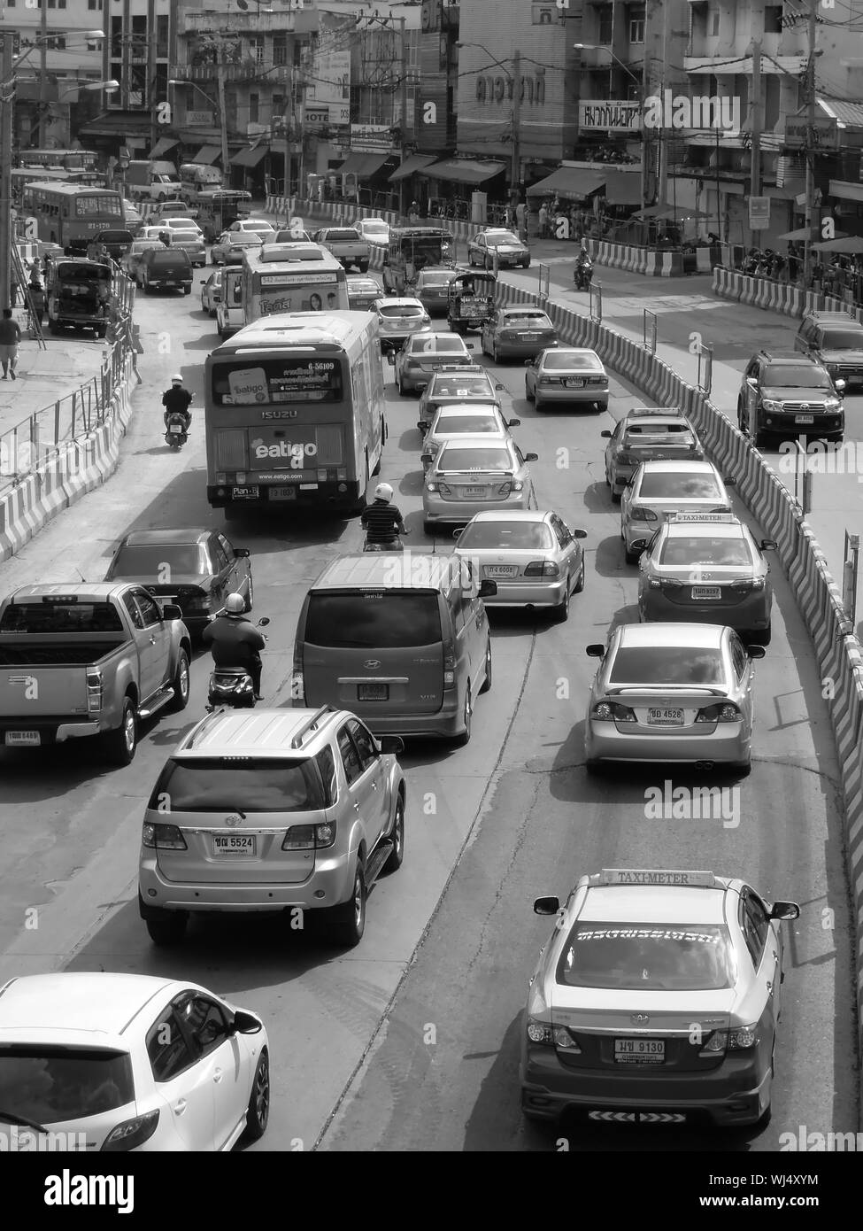 Southeast asia street view Black and White Stock Photos & Images - Alamy