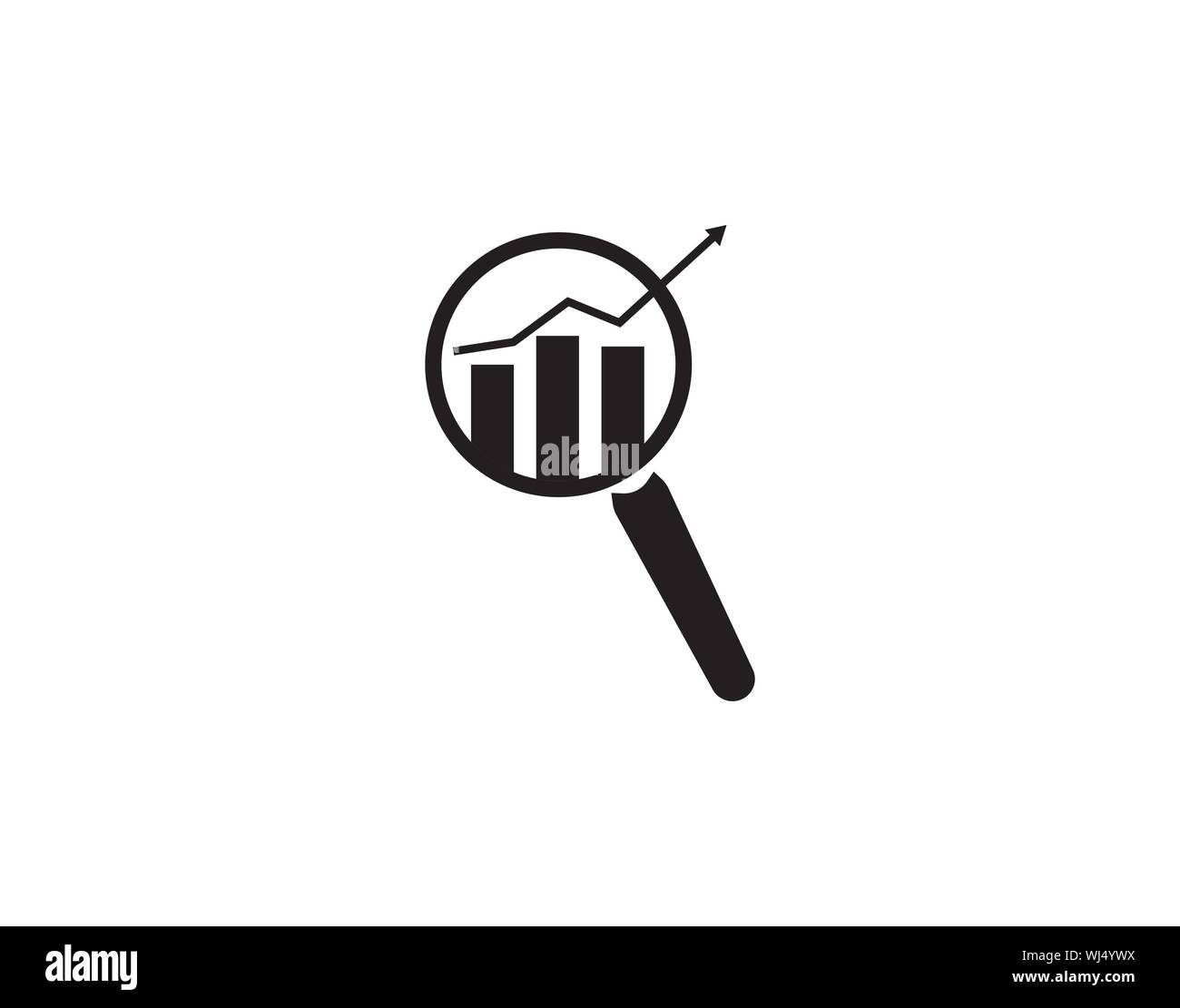 Graph trend line rising Cut Out Stock Images & Pictures - Alamy