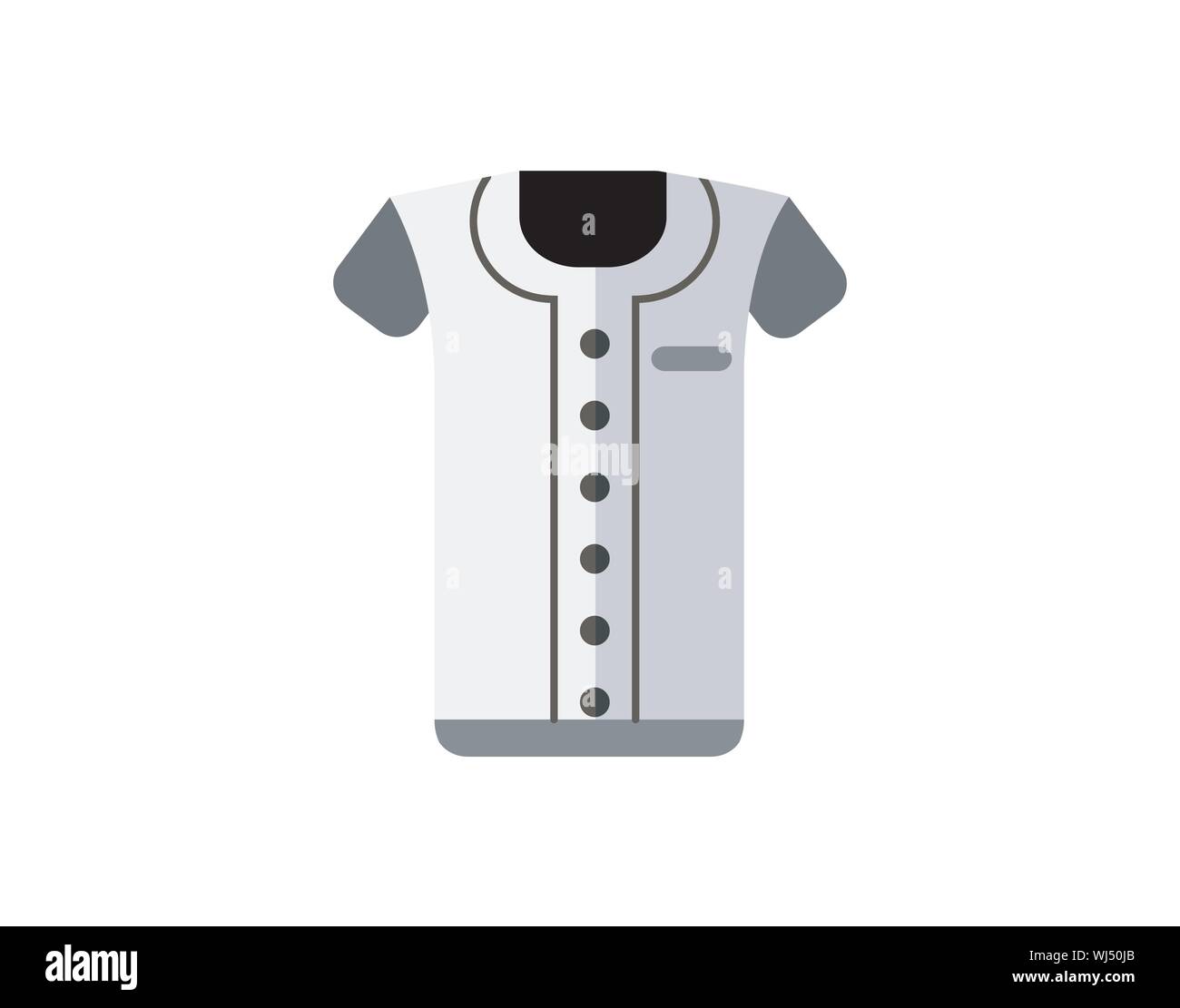 Dress shirt flat Stock Vector Images - Alamy