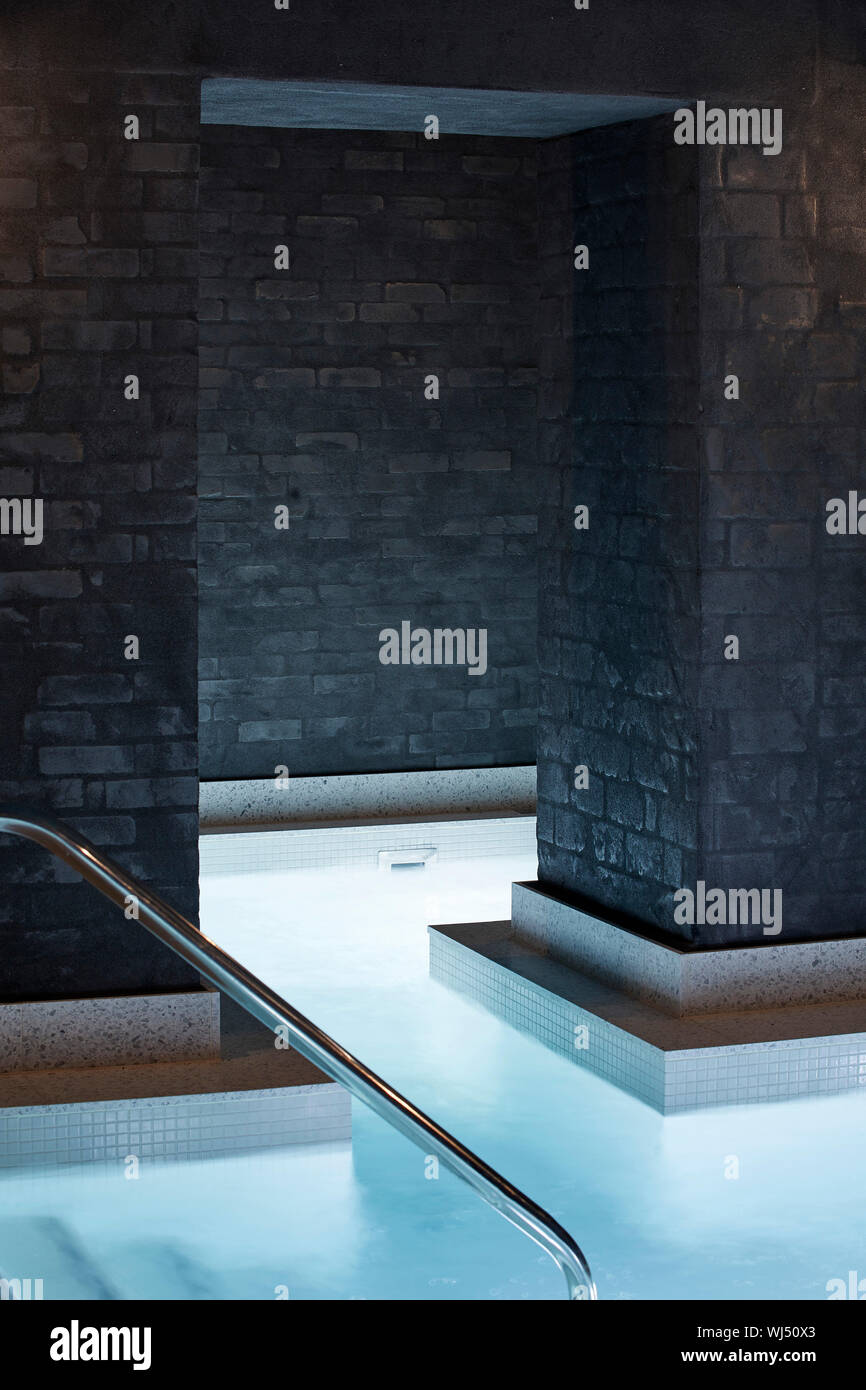 Detail of illuminated vitality pool. Jiva Spa and Wellness Centre ...