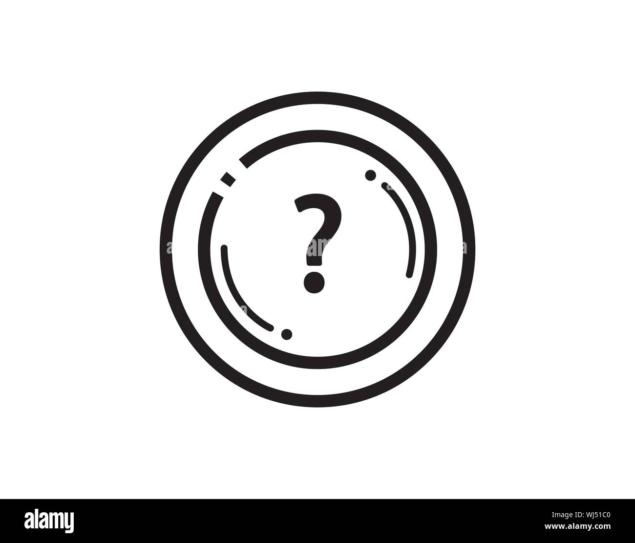 Question mark symbol customer Stock Vector Images - Alamy