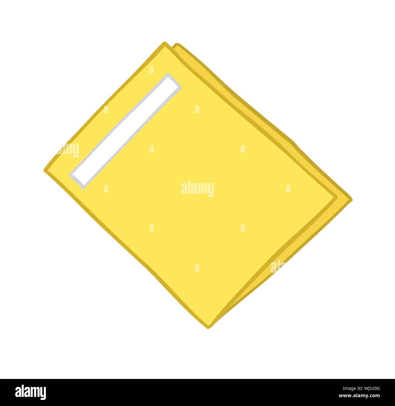 Vector illustration file folder. Hand drawn. Colored outlines Stock ...