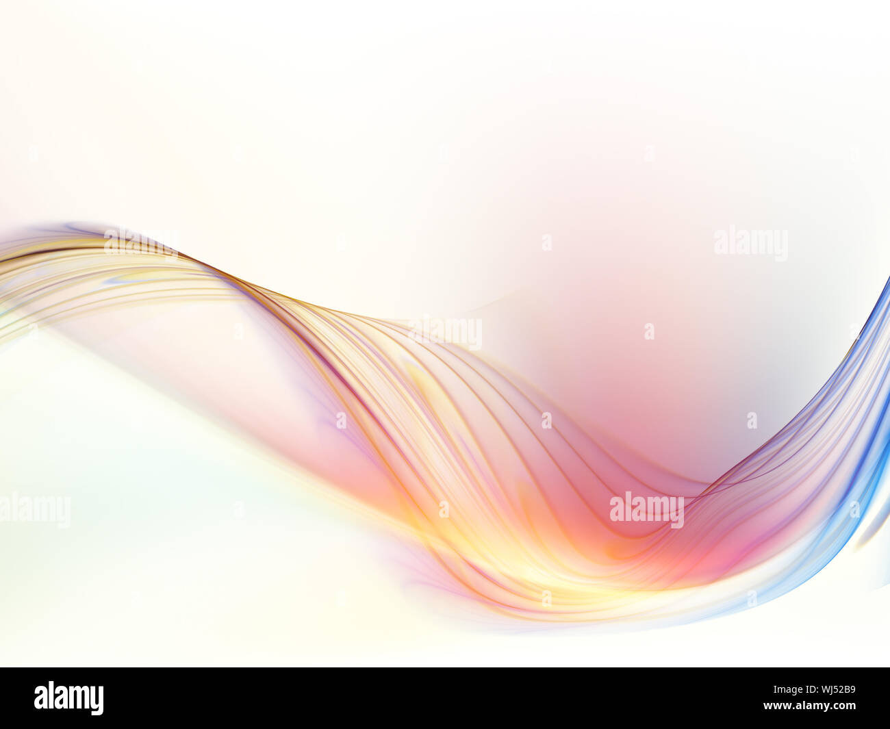 Fractal Wave series. Background design of fractal sine waves and color ...