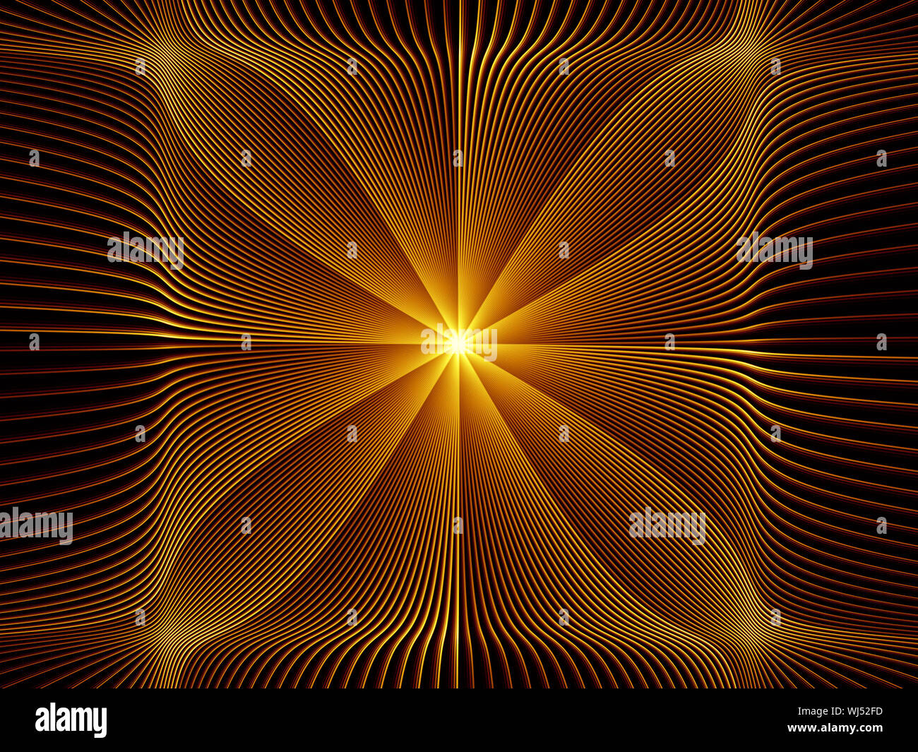 Fractal Burst series. Design composed of fractal radial burst pattern ...
