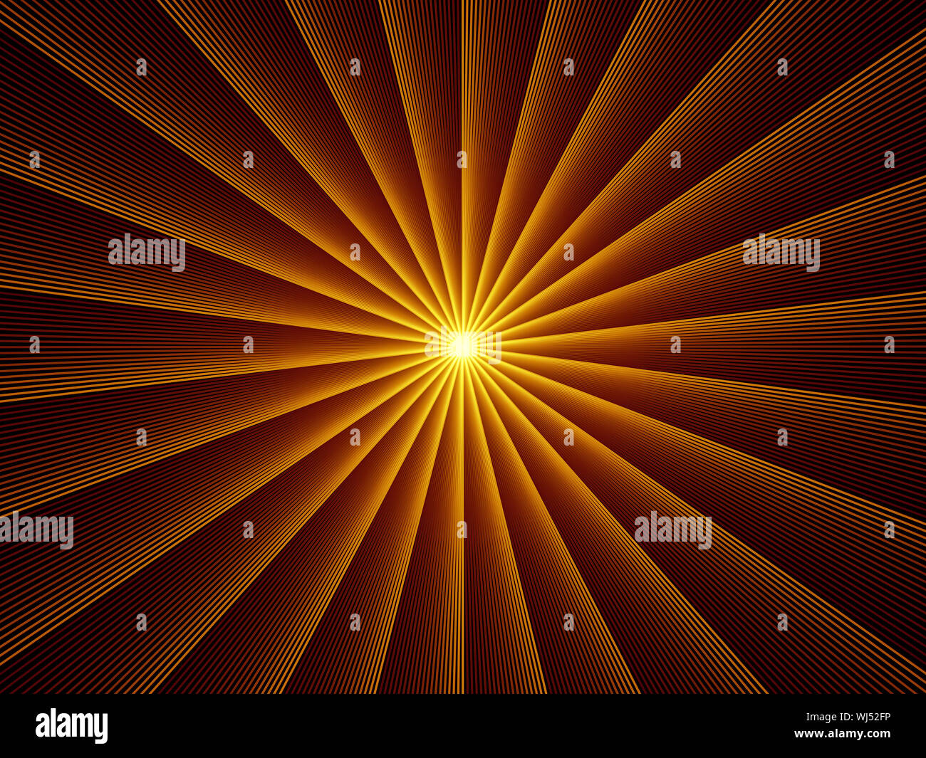 Fractal Burst series. Background design of fractal radial burst pattern ...
