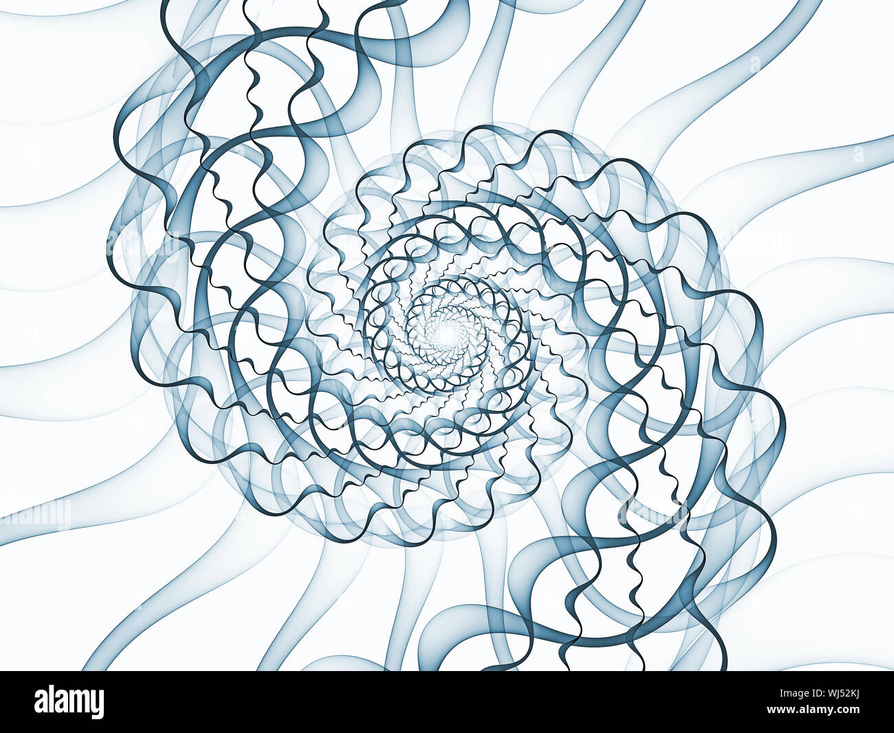 Pure Geometry series. Background of isolated spiral elements for your ...