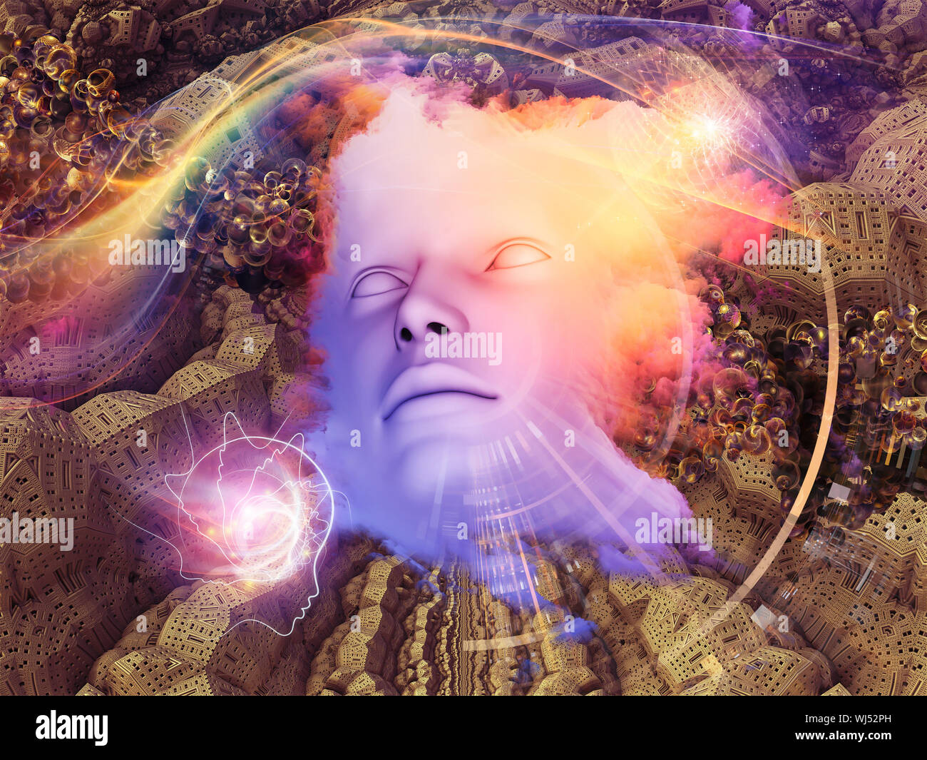 Human face collage abstract colorful hi-res stock photography and ...