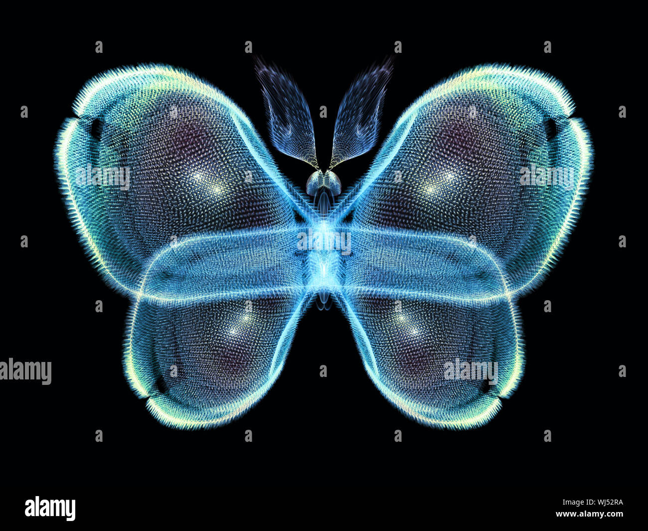 Unreal Butterfly series. Abstract butterfly element on the subject of ...