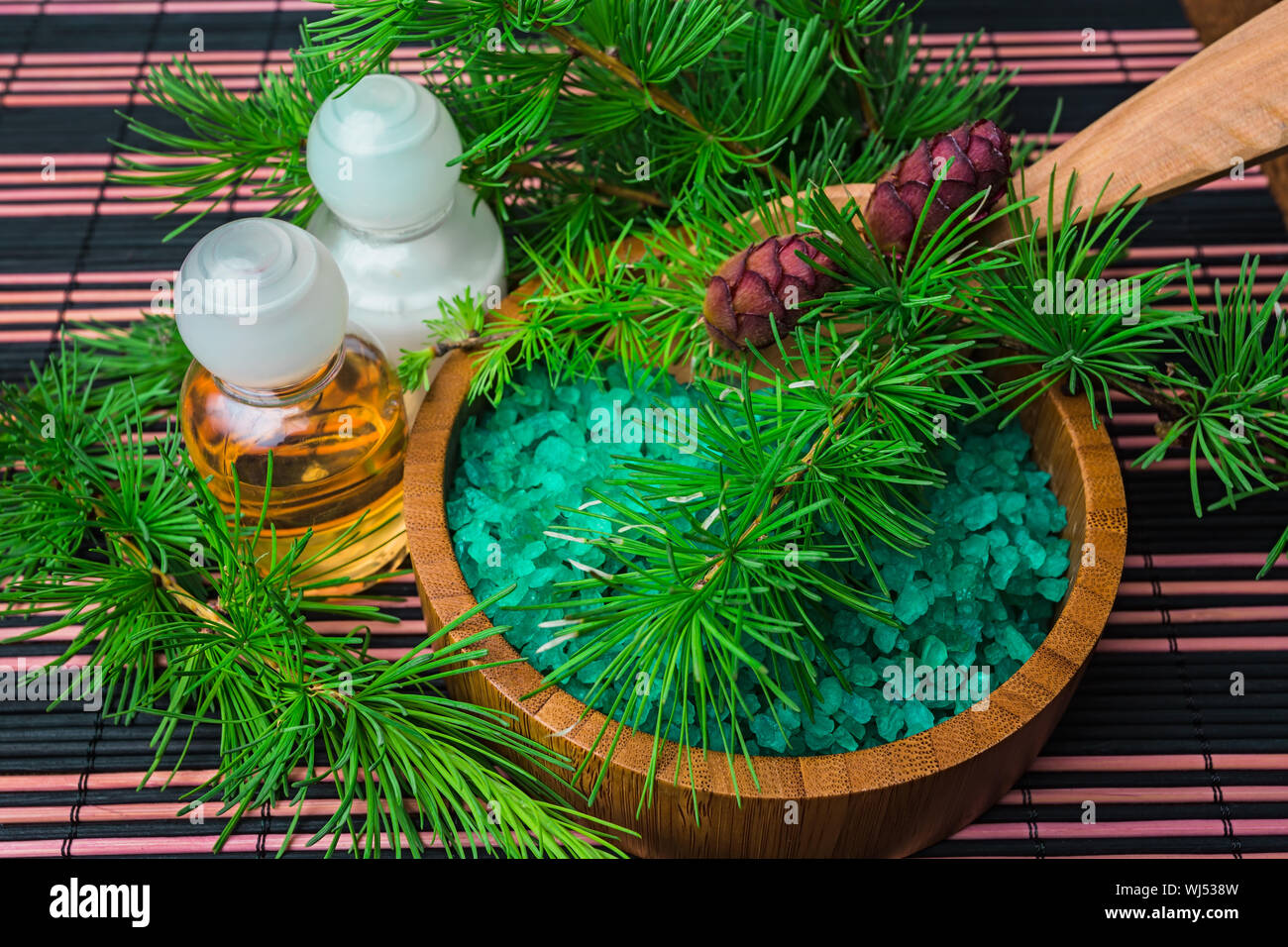 spa treatments and personal hygiene products Stock Photo - Alamy