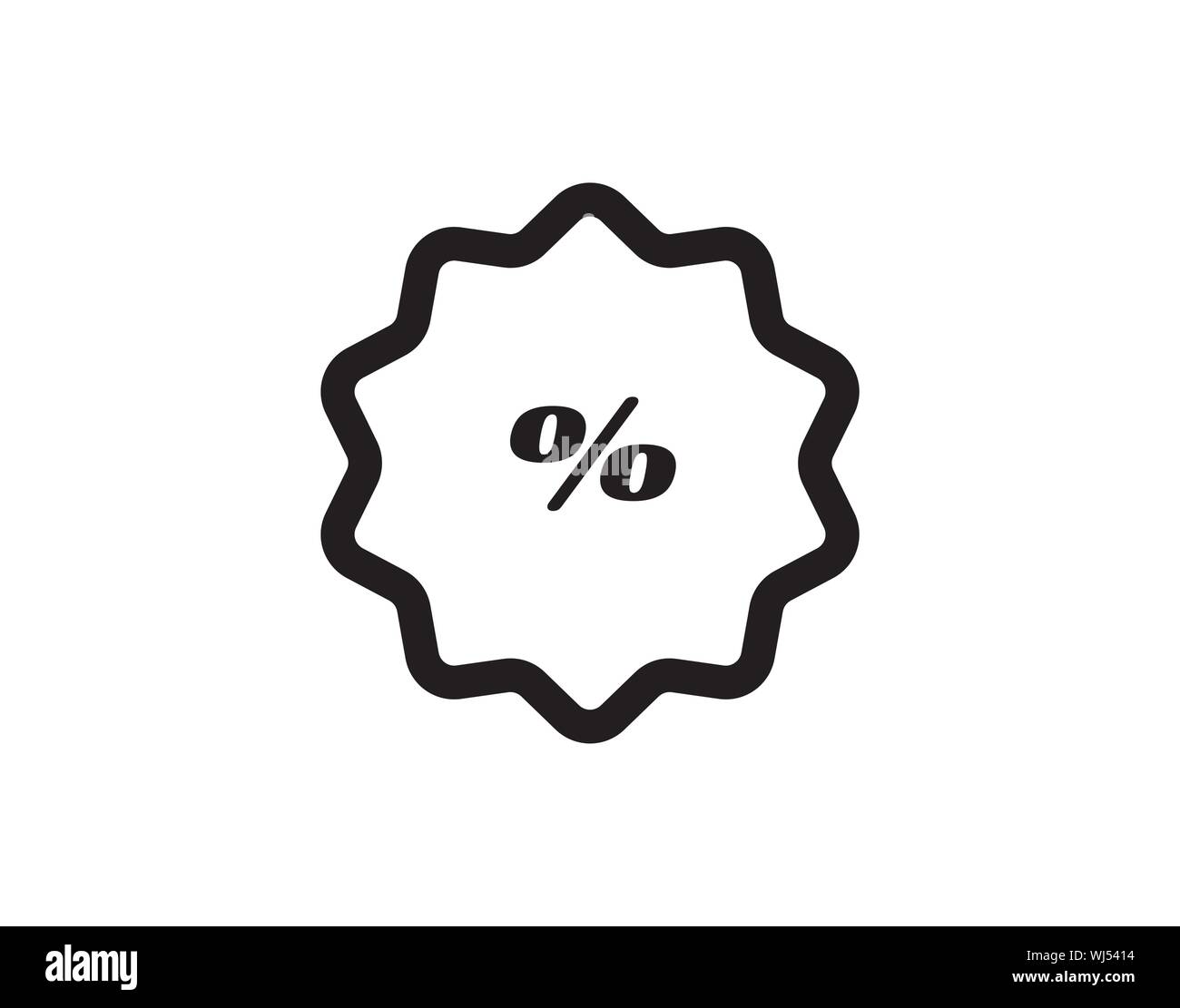discounts icon on white background - Vector Stock Vector Image & Art ...