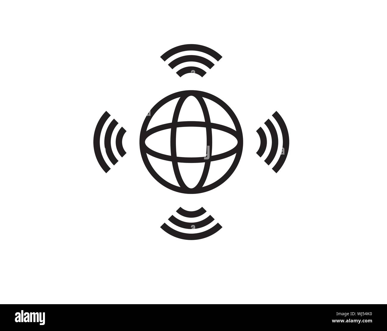 worldwide communication icon vector illustration Stock Vector Image ...