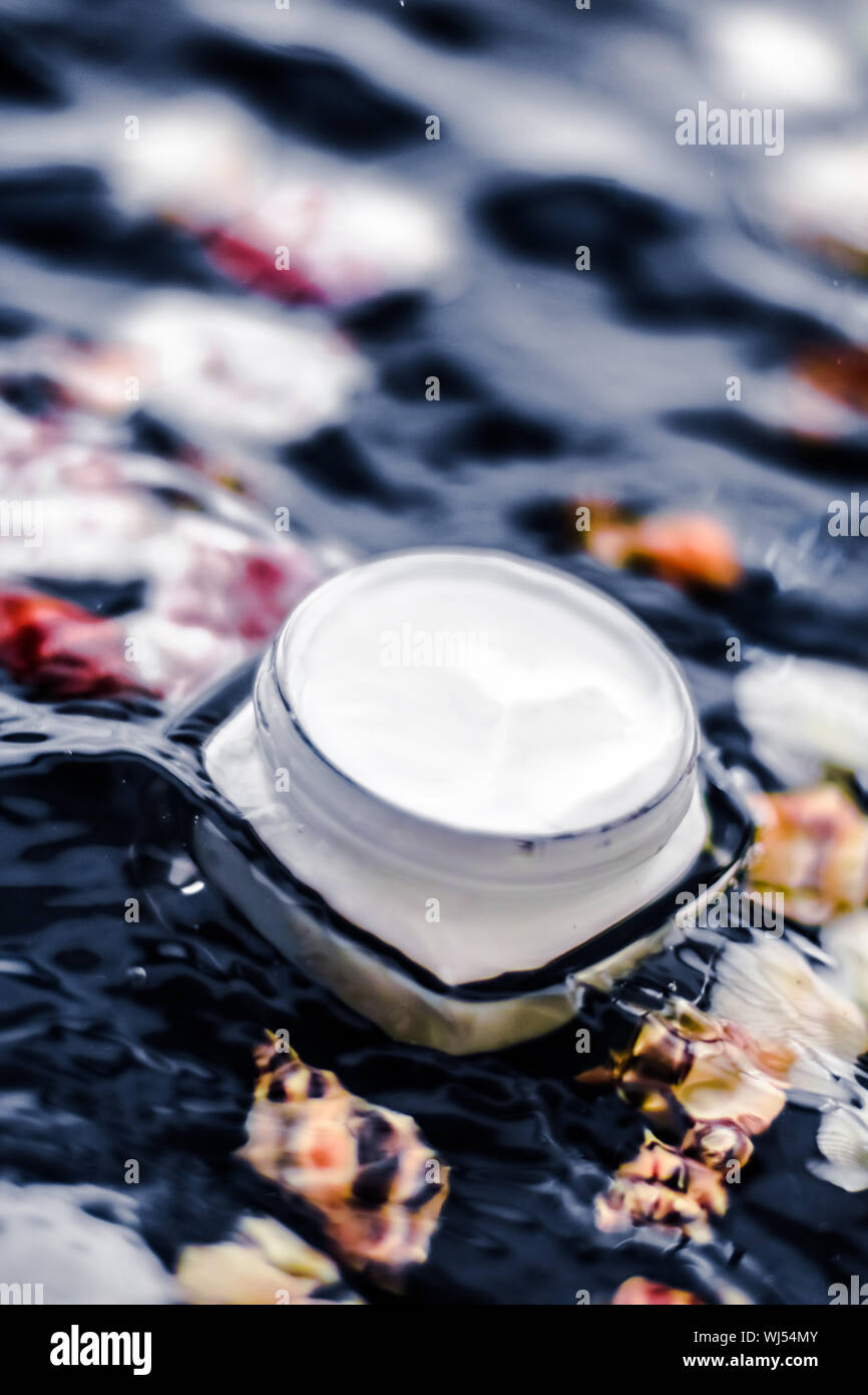 Spa product, organic skin care and natural emulsion concept - Sensitive ...