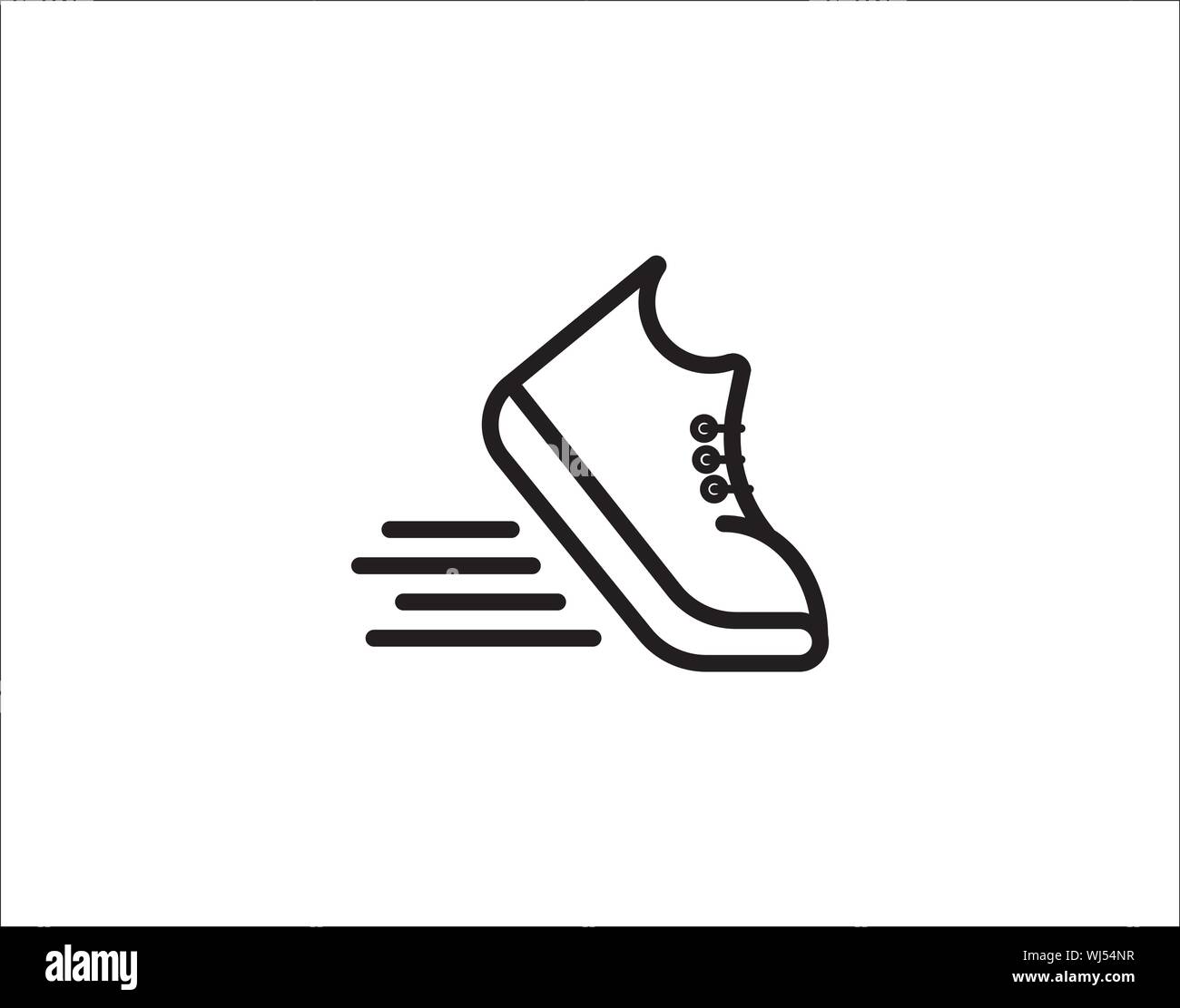 Shoes icon Black and White Stock Photos & Images - Alamy