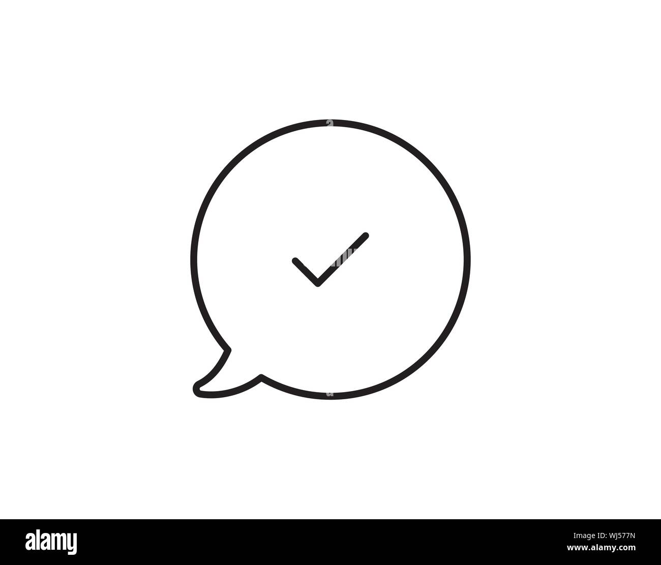 Message notification bubble Black and White Stock Photos & Images - Alamy