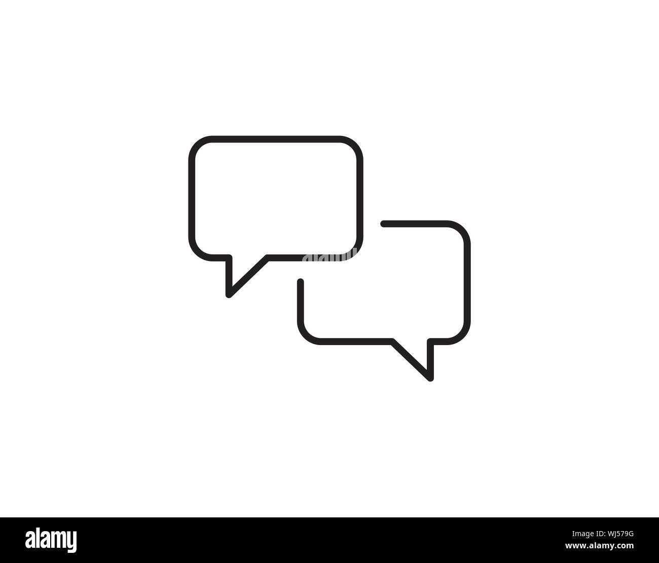 Conversation social interaction Stock Vector Images - Alamy