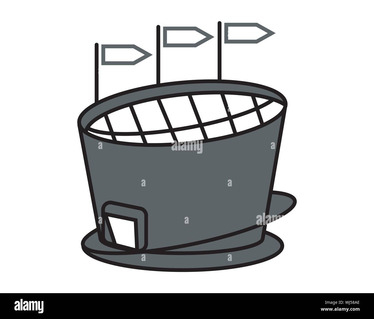 Sports event crowd Cut Out Stock Images & Pictures - Alamy