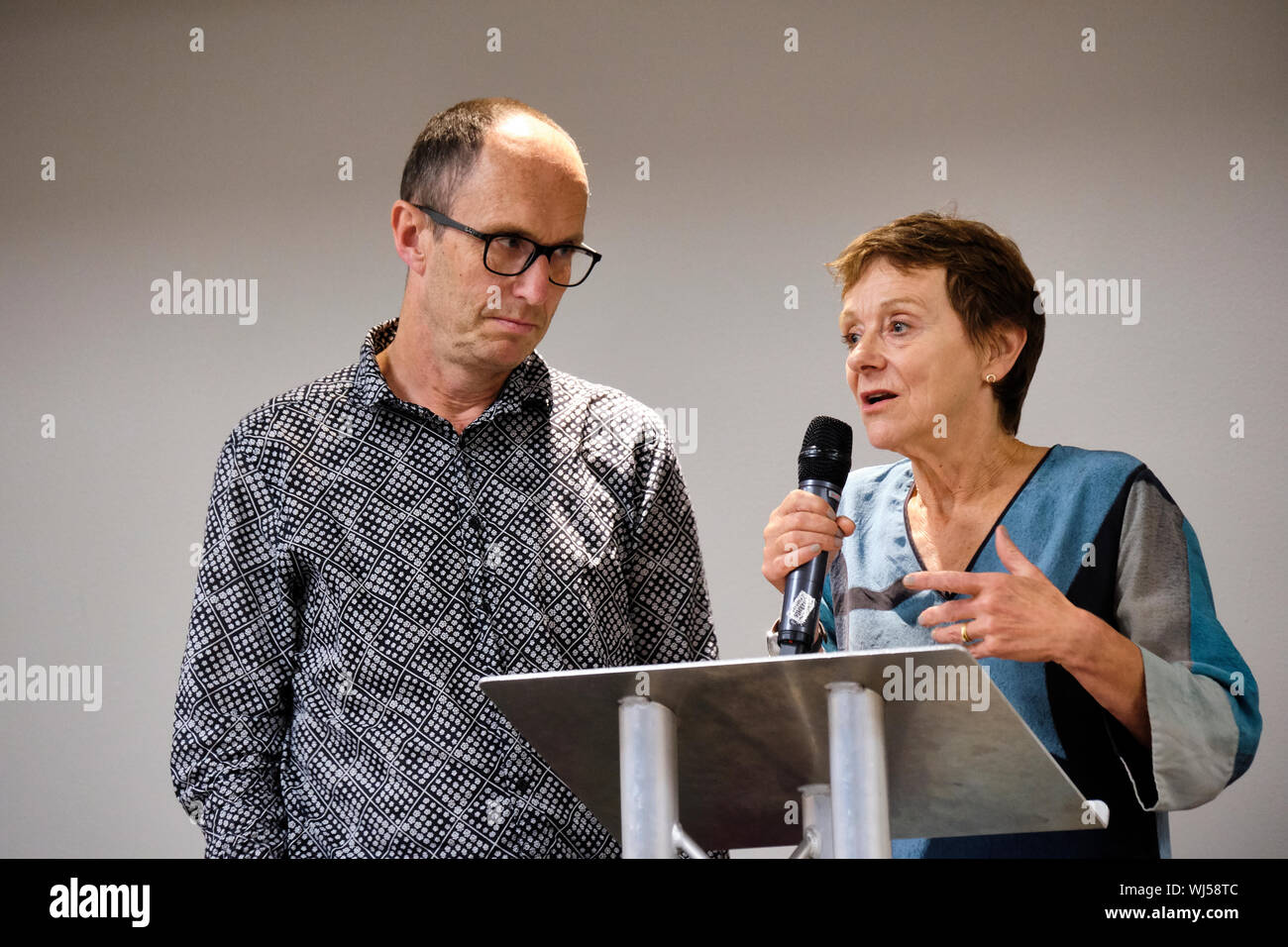 Nicci Gerrard and Sean French (Nicci French) at the NAWGFest 2019 Gala ...