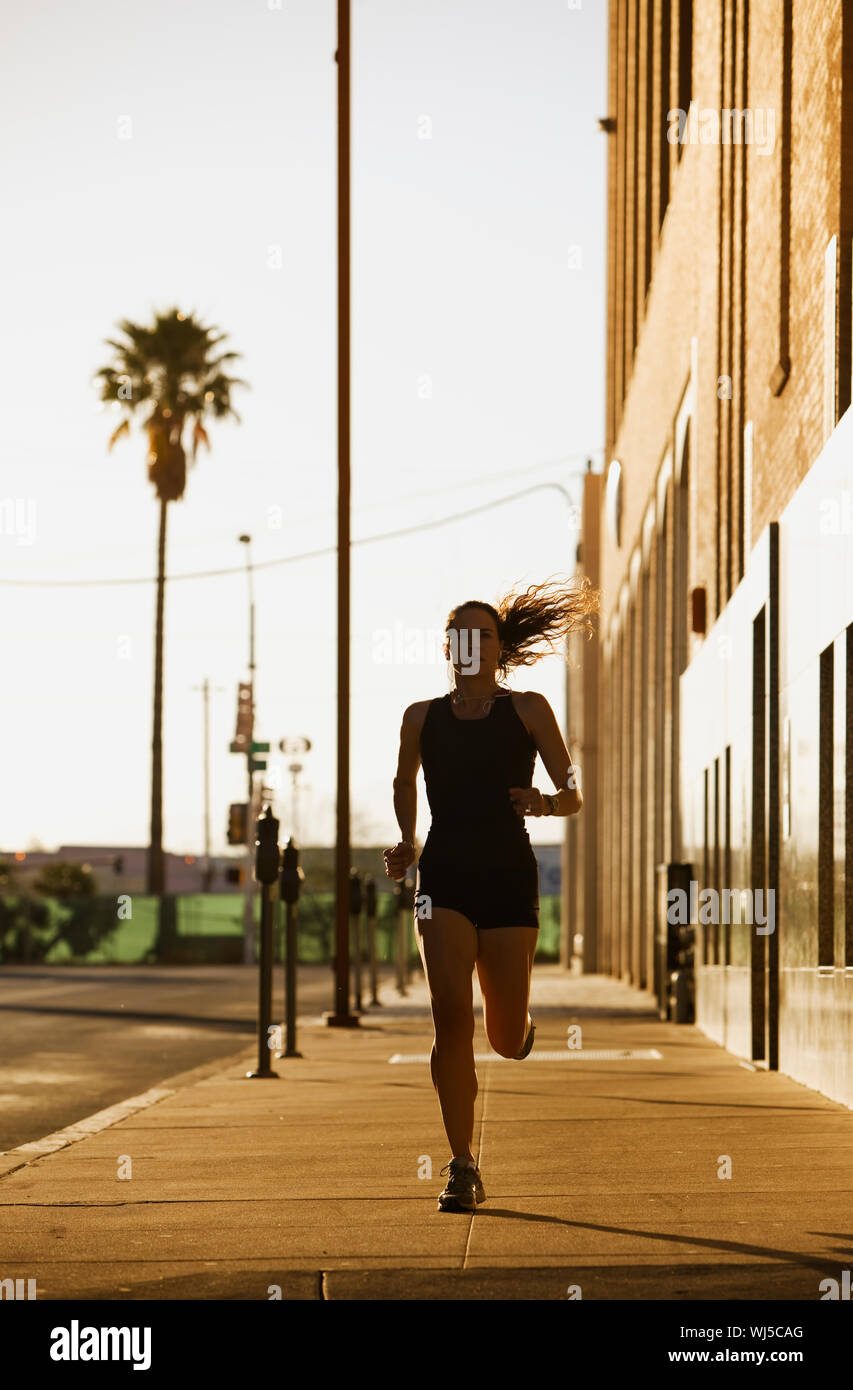 Running towards camera determination hi-res stock photography and ...