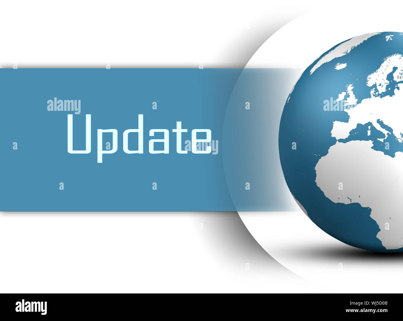 Upgrade concept globe on hi-res stock photography and images - Alamy
