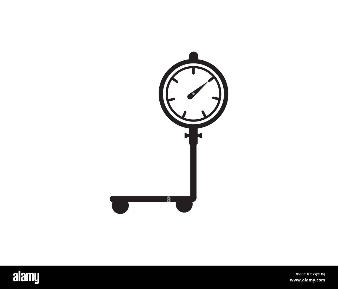 Mobile trolley for monitor Stock Vector Images - Alamy