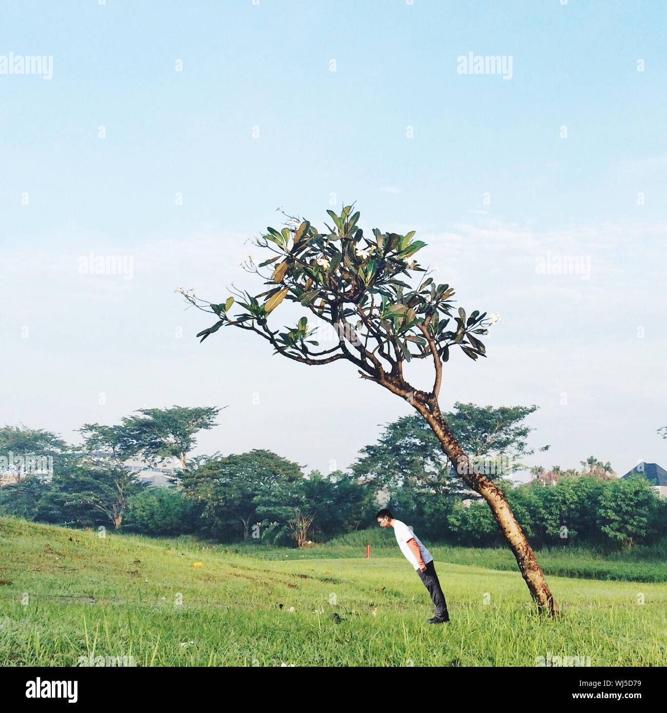 Man bending hi-res stock photography and images - Alamy