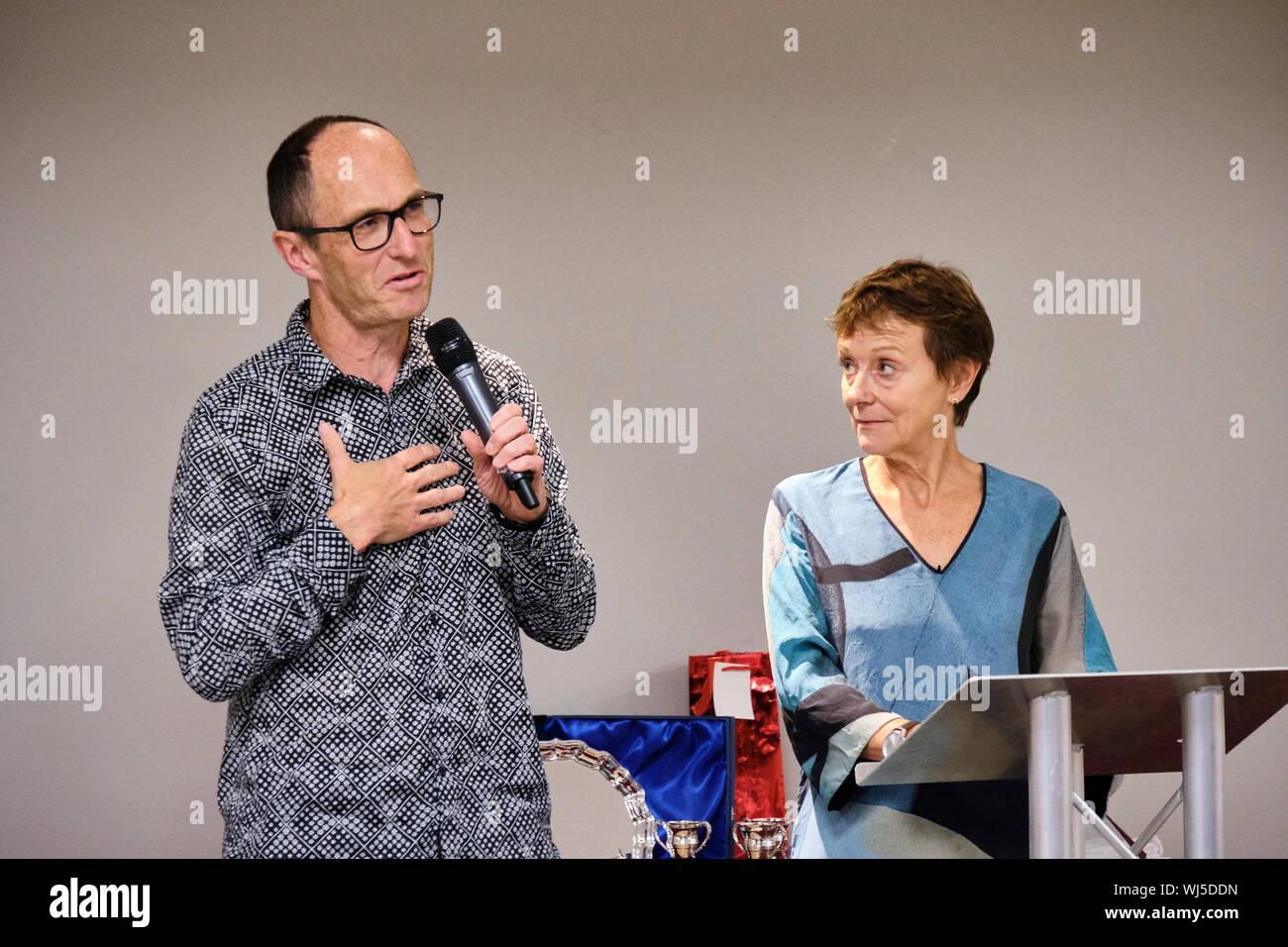 Nicci Gerrard and Sean French (Nicci French) at the NAWGFest 2019 Gala ...