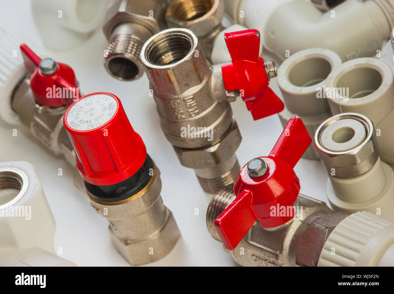 Plumbing fixtures and piping parts Stock Photo - Alamy