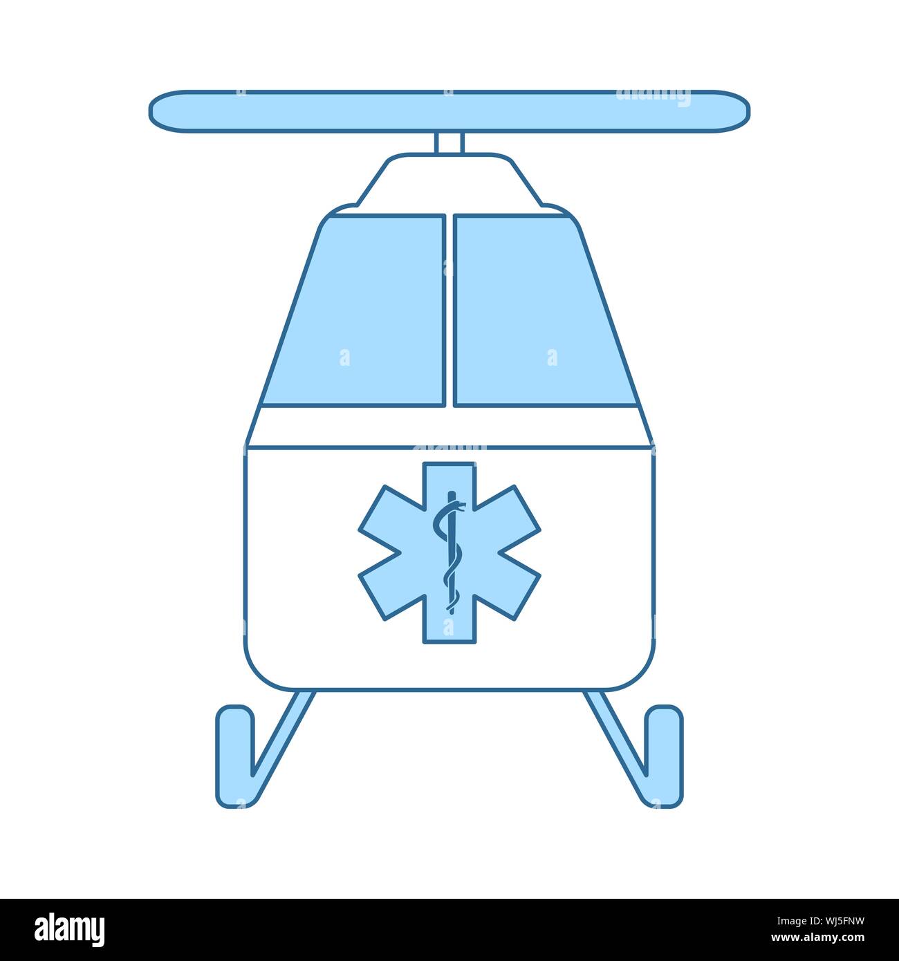 Medical air evacuation helicopter Stock Vector Images - Alamy