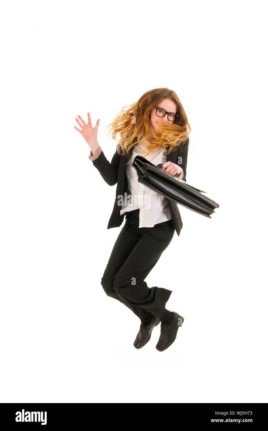 Cheering and jumping bag hi-res stock photography and images - Alamy