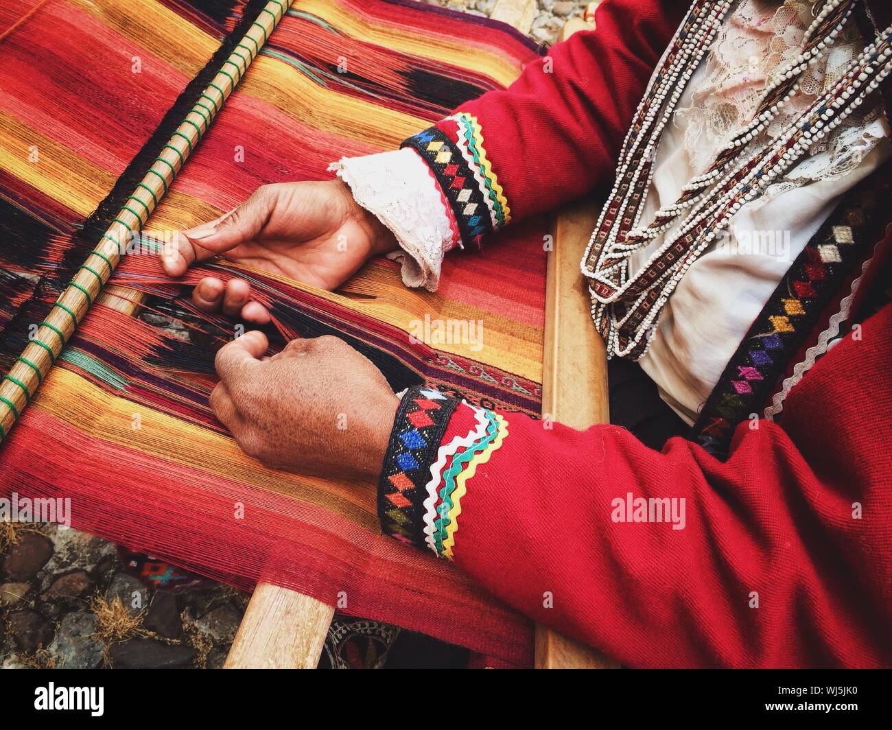 Human weaving hi-res stock photography and images - Alamy