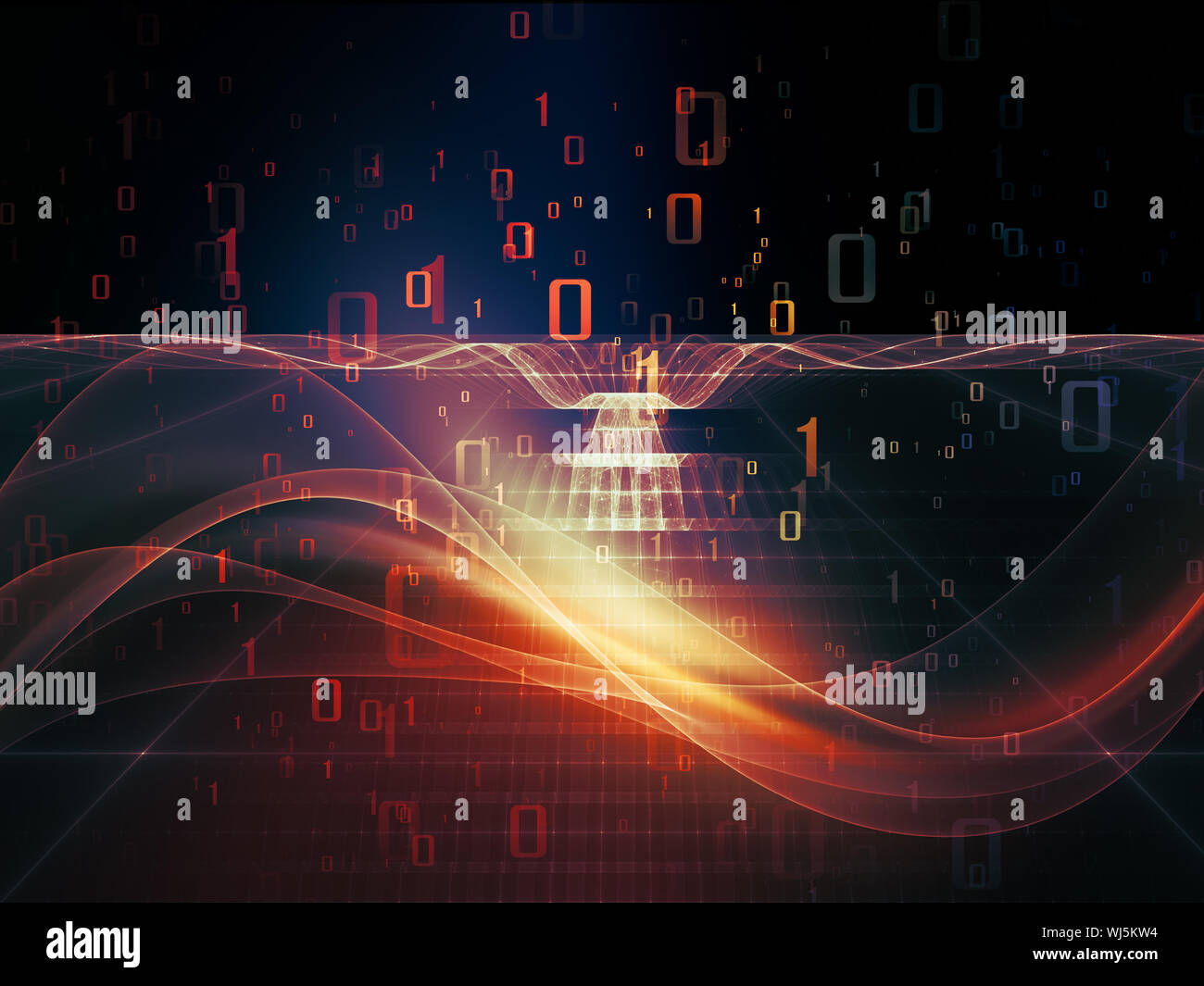 Fractal Realms series. Design composed of fractal elements, grids and ...