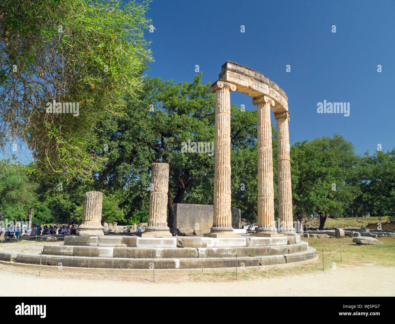 The Philippeion ,Ancient Olympia, site of the original Olympic games ...