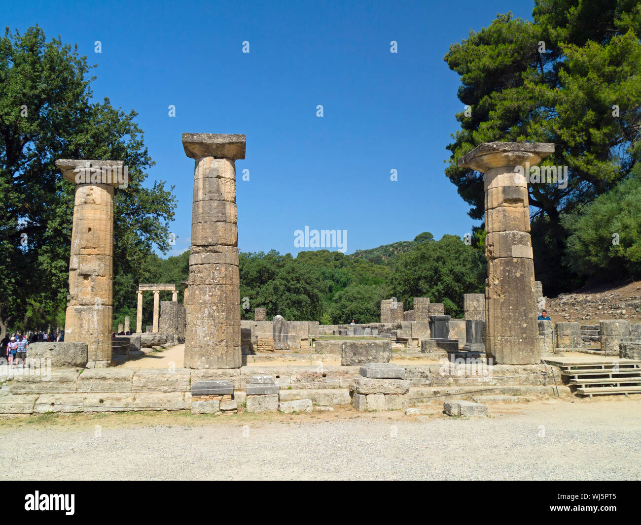 Olympic flame ancient olympia hi-res stock photography and images - Alamy