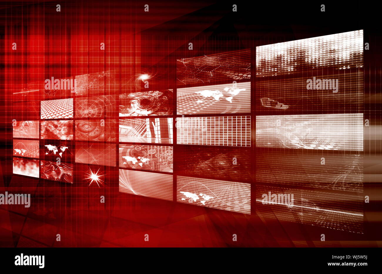 Communication Media with Modern Technology as Concept Stock Photo - Alamy