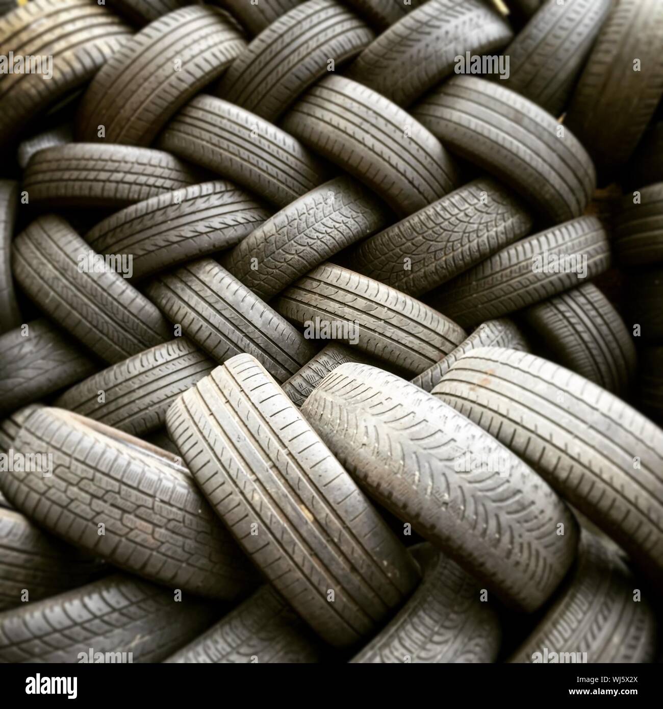 Tire stack hi-res stock photography and images - Alamy
