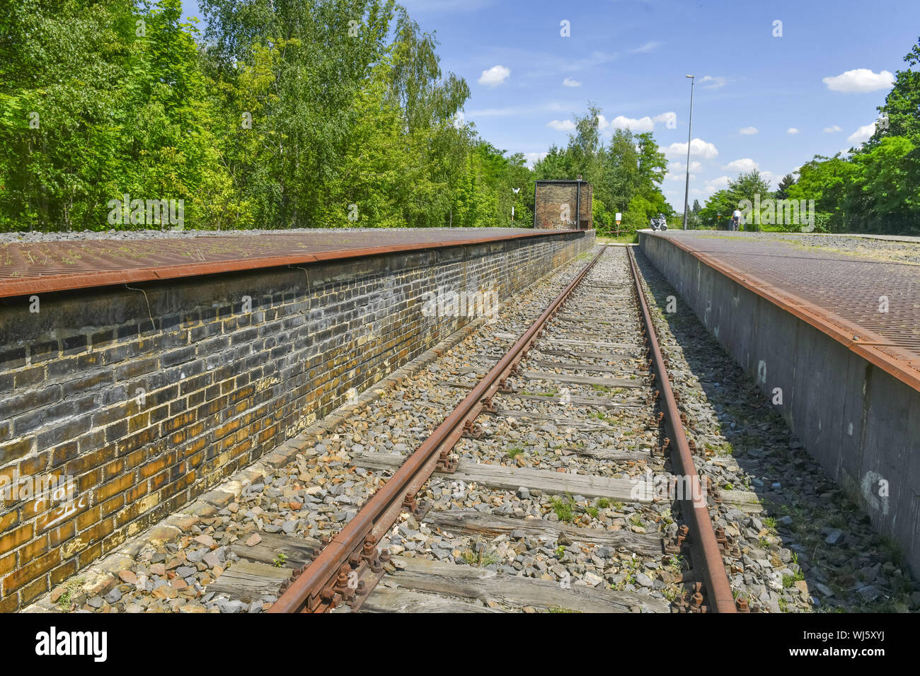 Railway station Grunewald, Berlin, Charlottenburg-Wilmersdorf, monument ...