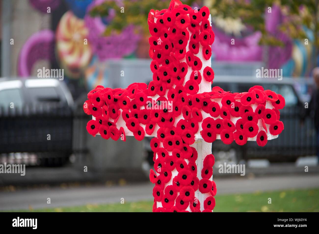 Large cross cemetery hi-res stock photography and images - Alamy