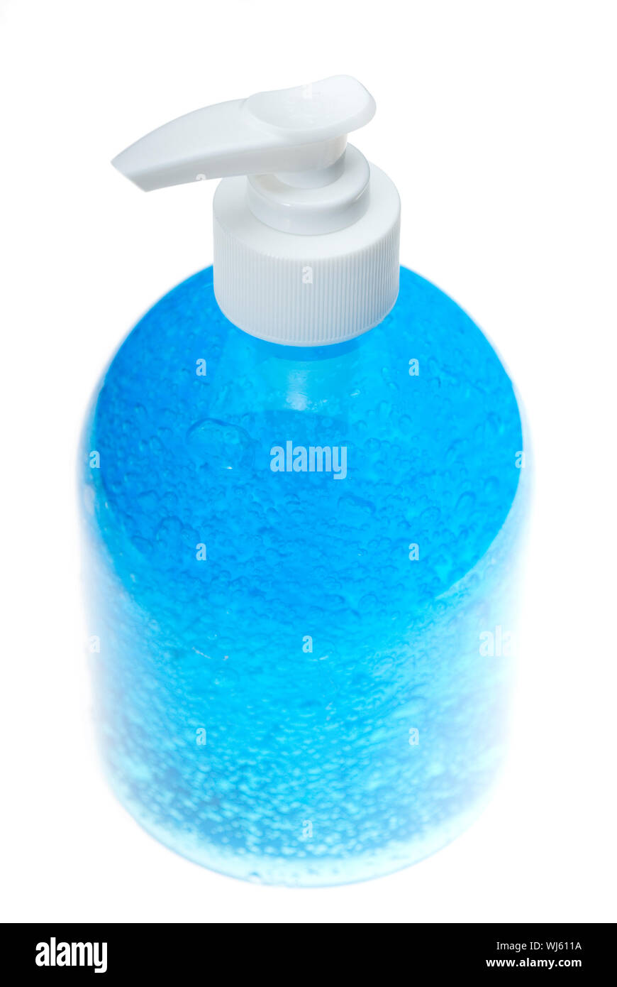 colorfull hair gel bottle over white background Stock Photo - Alamy