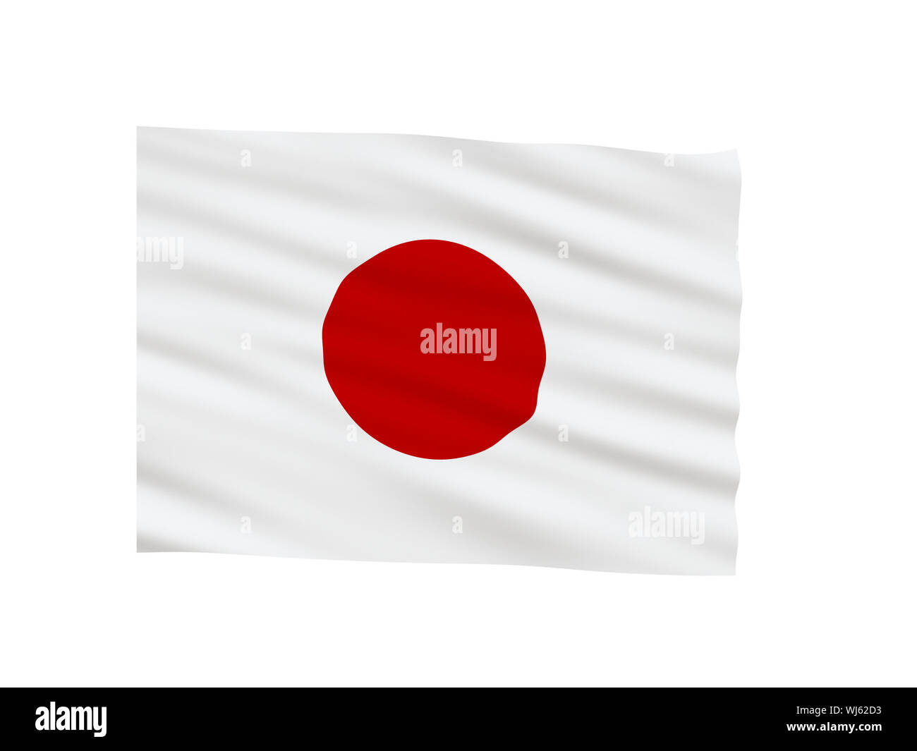 A nice image of the Japan flag Stock Photo - Alamy