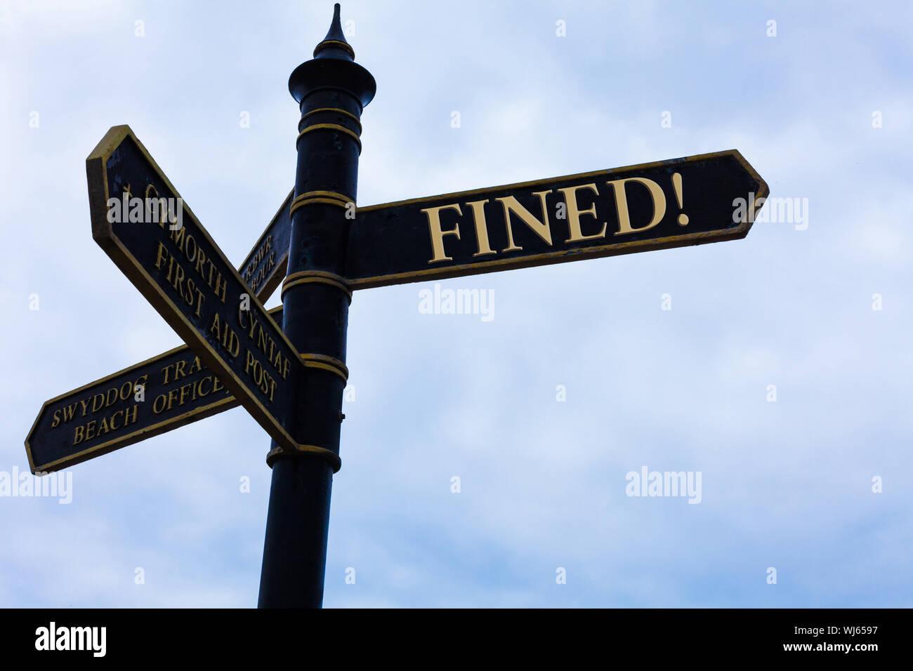 Handwriting text writing Fined. Conceptual photo clarify beer by ...
