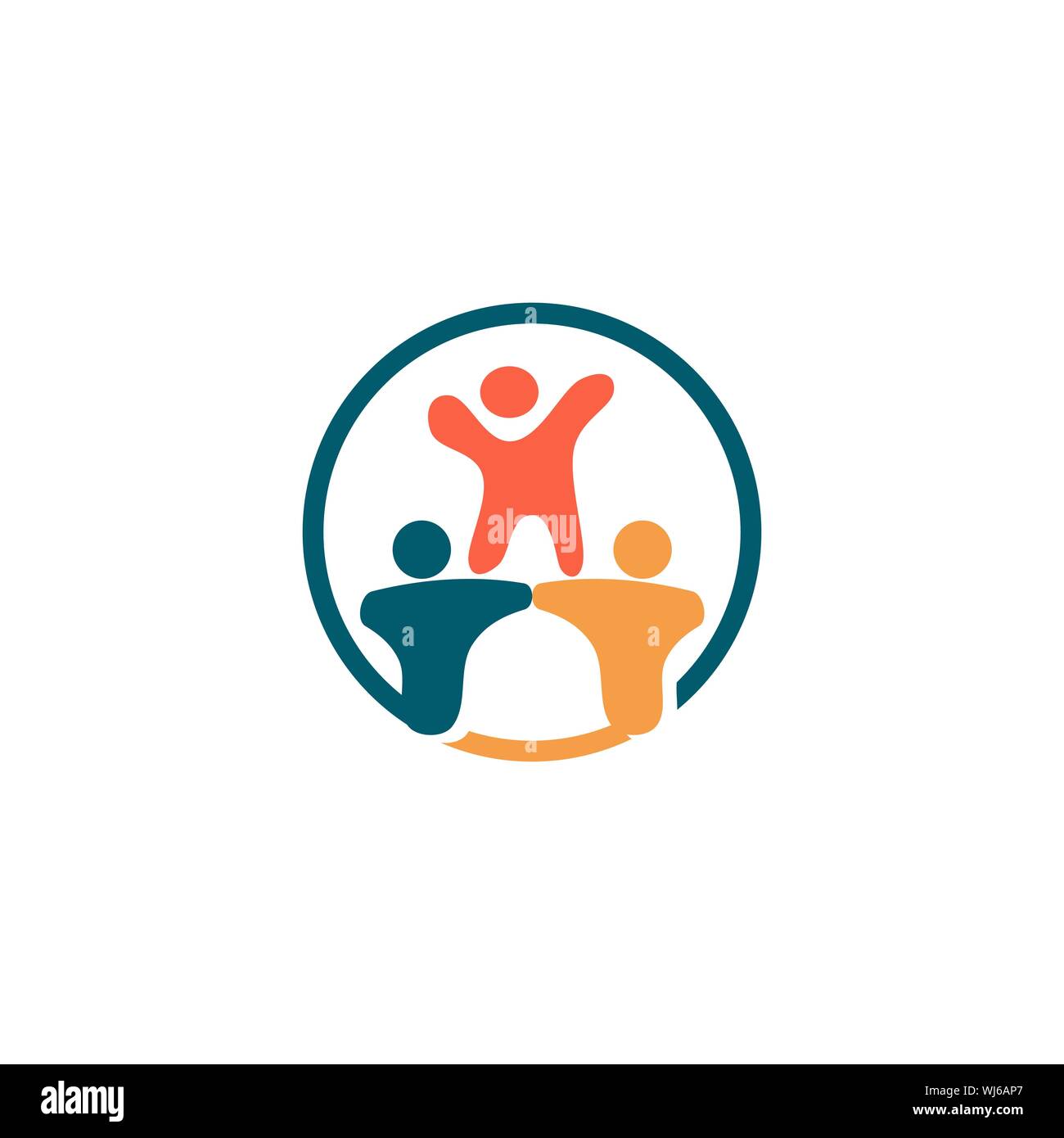 Trust Commitment Teamwork Together Business Illustration Vector Stock ...