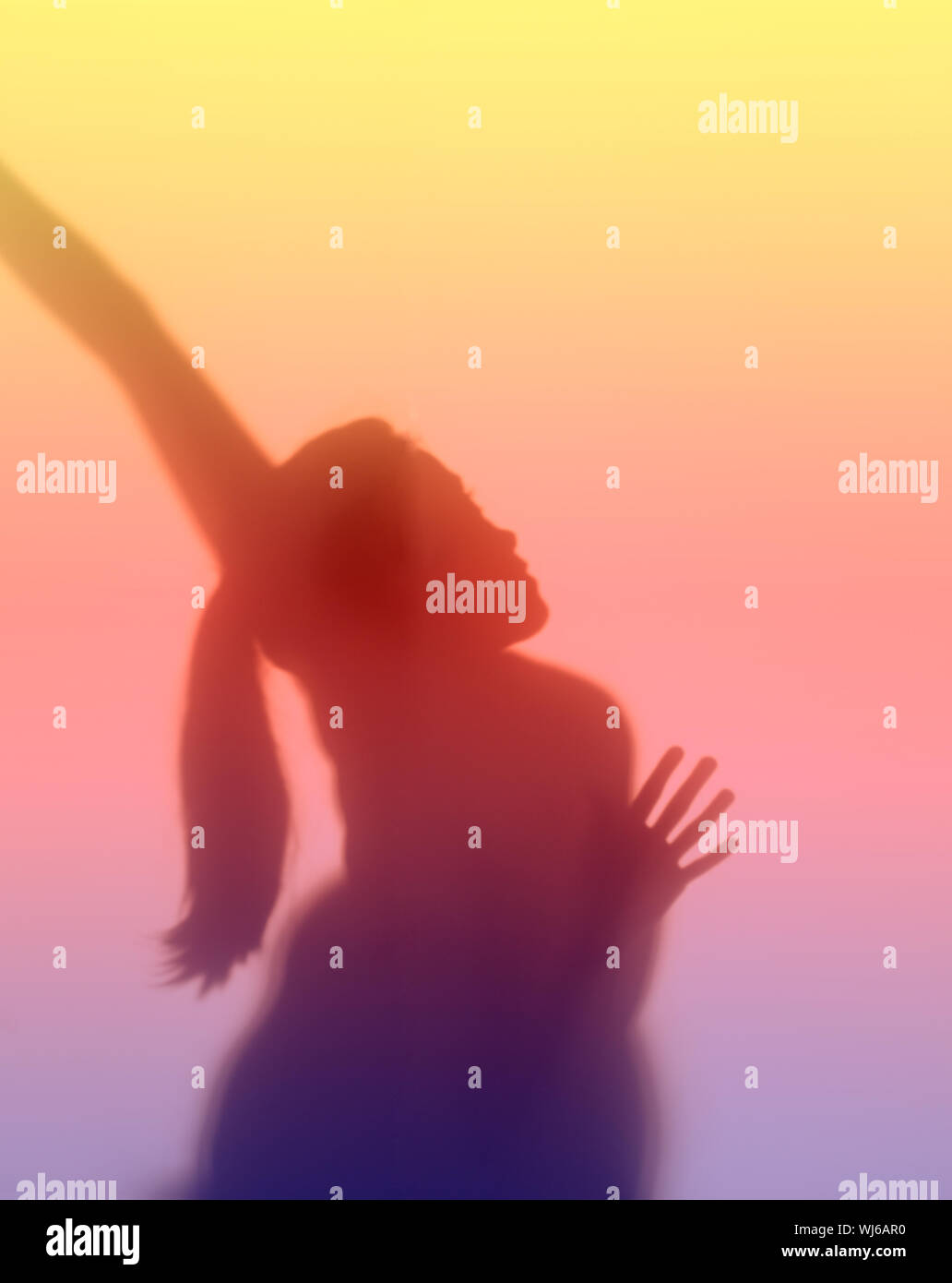 Old woman silhouette door hi-res stock photography and images - Alamy