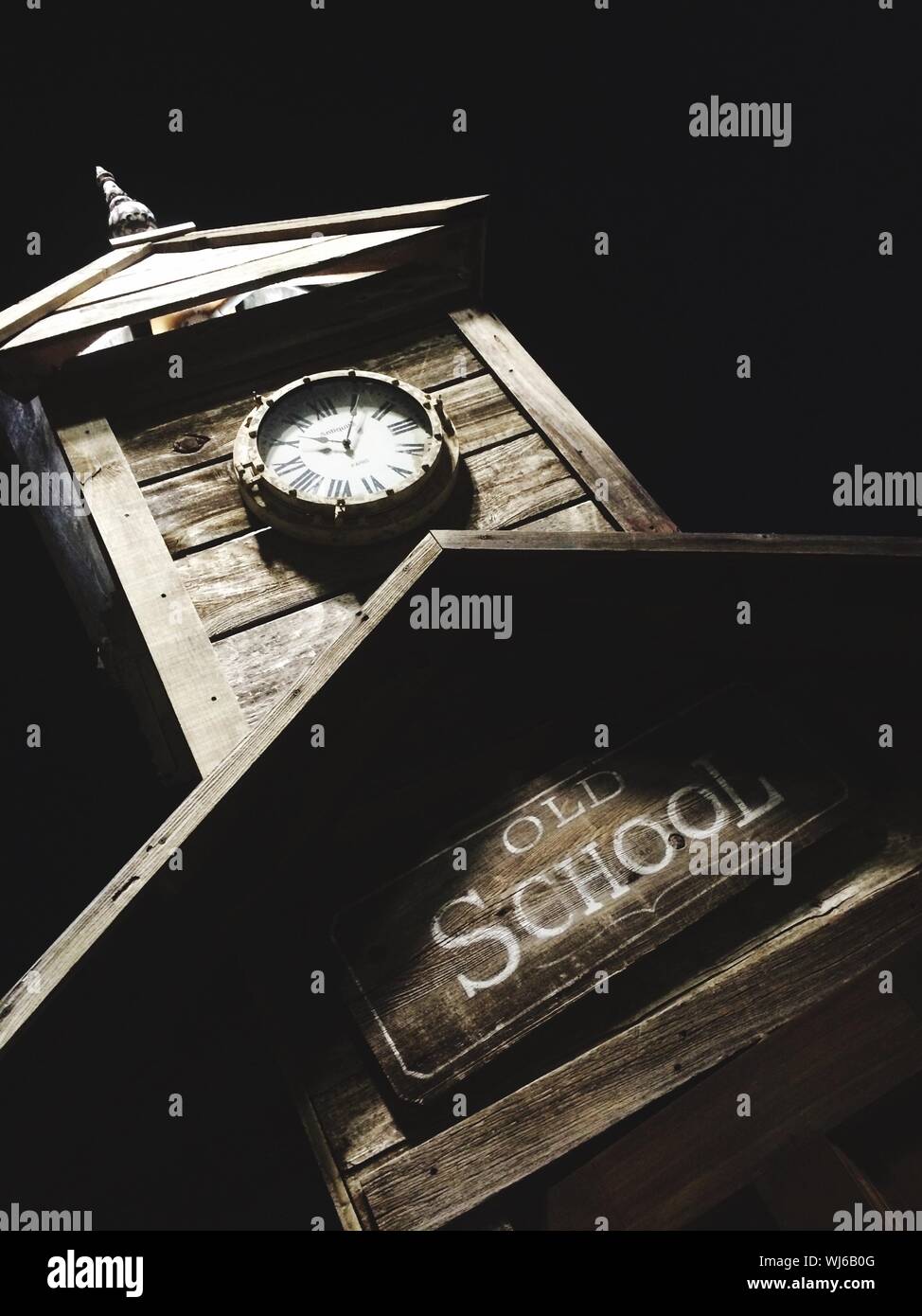Clock tower school hi-res stock photography and images - Alamy