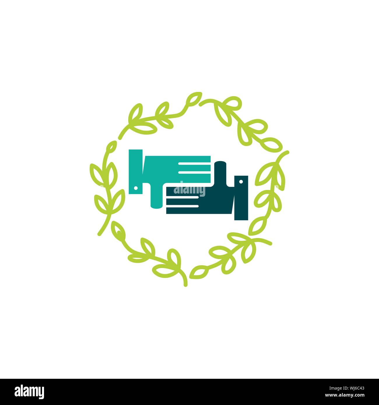 Trust Commitment Teamwork Together Business Illustration Vector Stock ...