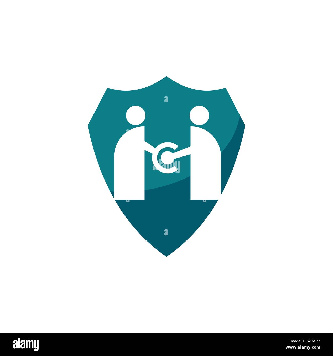 Trust Commitment Teamwork Together Business Illustration Vector Stock ...